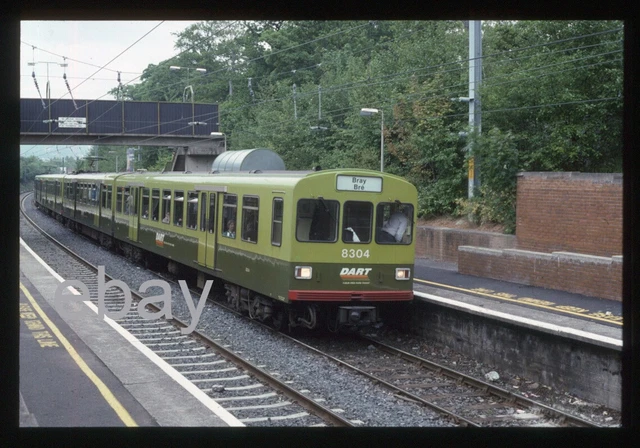 ORIGINAL 35MM SLIDE - Irish Railways-EMU / DART 8304 at Shankill ...