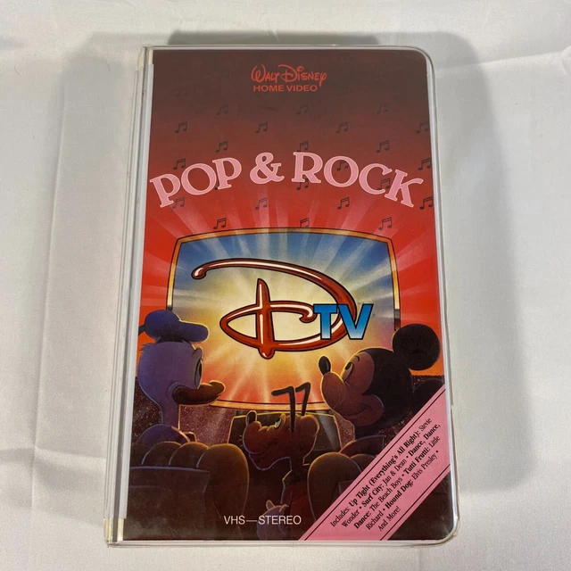 DISNEY'S DTV POP and Rock VHS Video 1984 - Rare In Original Case ...