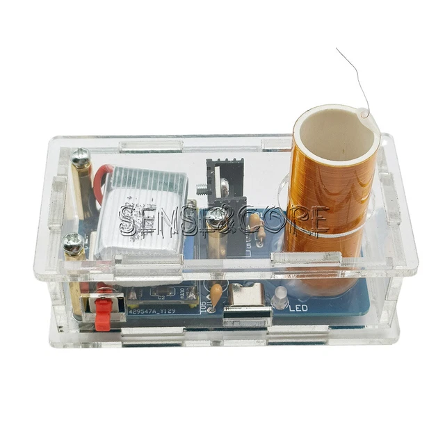 DIY RECHARGEABLE MICRO Tesla Coil Detector Electronic Anti-Interference ...