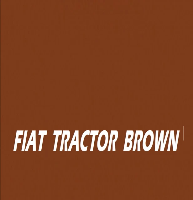 FIAT TRACTOR BROWN RAL8060 Machinery Tractor Agricultural Enamel Gloss ...