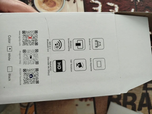 XGODY 2025 BEAMER Projektor 4K UHD WiFi Bluetooth Smart Heimkino Mini ...