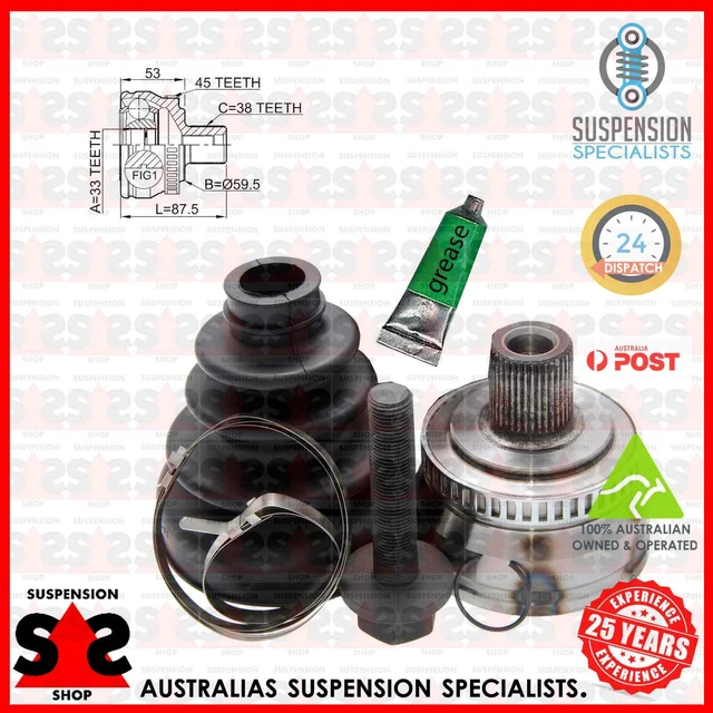 FRONT AXLE JOINT Kit, Drive Shaft Suit AUDI A4 B6 Avant (8E5) 2.0 A4 B6 Avant EUR 94,64 ...