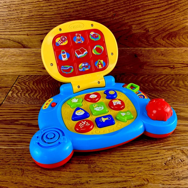 VTECH BABYS Laptop Educational Learning Toy Computer Music & Lights Fwo ...
