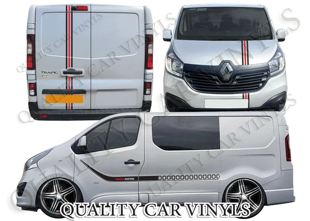RENAULT TRAFIC RACING stripes full kit graphics decals stickers £108.00 ...