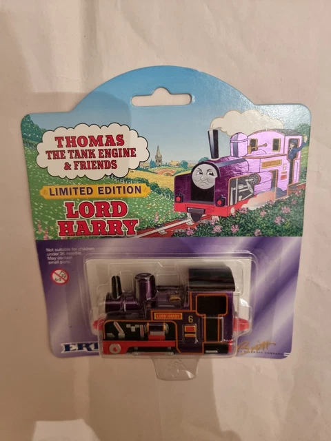 THOMAS TANK & Friends ERTL LIMITED EDITION METALLIC LORD HARRY TRAIN ...