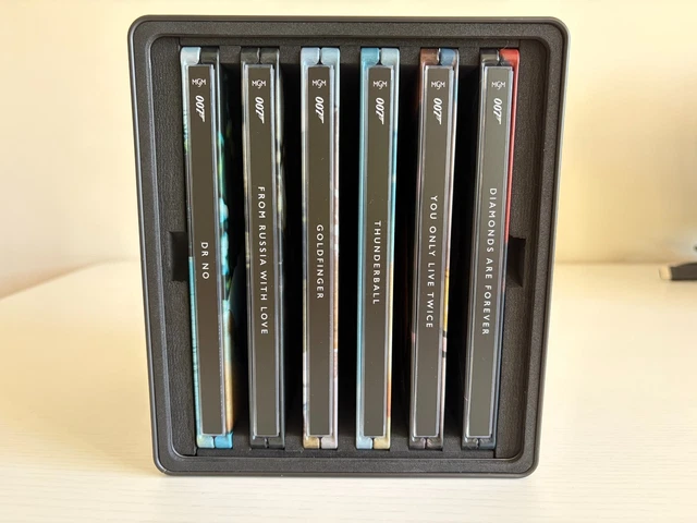 007 JAMES BOND Sean Connery Collection Steelbook Library Case Limited ...