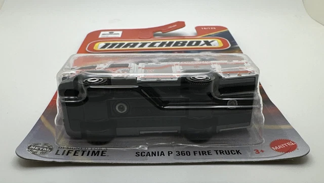 2025 MATCHBOX SCANIA P 360 Fire Truck 🔥16/125 White New T22 $3.45 ...