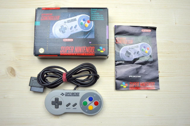 SNES - ORIGINAL Super Nintendo Controller in OVP EUR 49,95 - PicClick DE