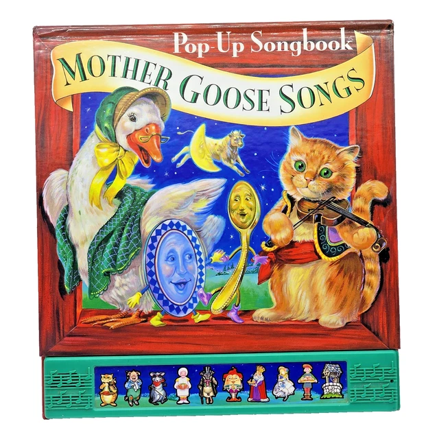 VINTAGE MOTHER GOOSE Songs Pop Up Songbook - Hardcover - Works £8.81 ...