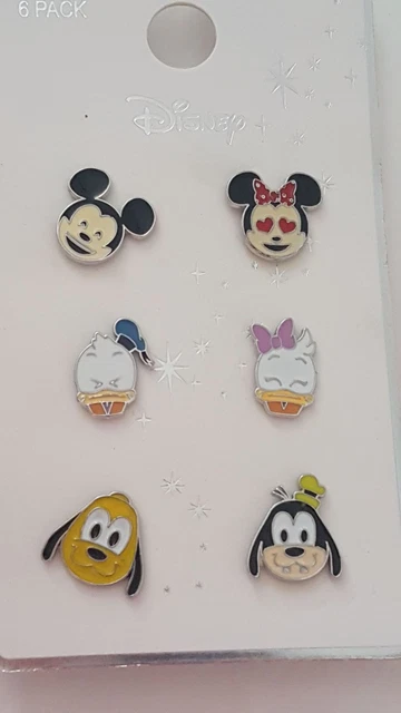 DISNEY EMOJI MICKEY Mouse Minnie Daisy Donald Goofy Pluto Pins Badge ...