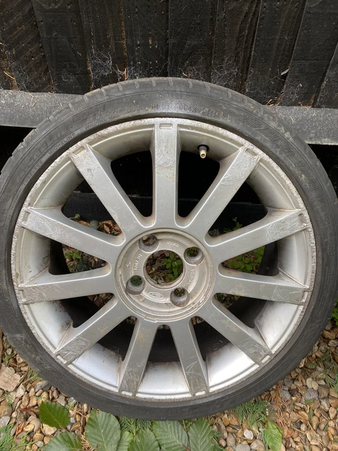 GENUINE FORD FIESTA MK6 ST150 17" ALLOY WHEEL With Tyre No Cap SILVER 6 ...