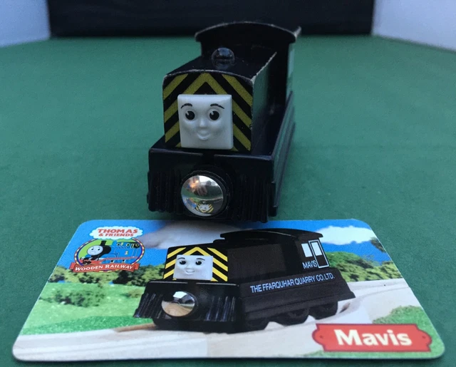 THOMAS AND FRIENDS Wooden Railway - Mavis The Young Diesel - VGC Used £ ...