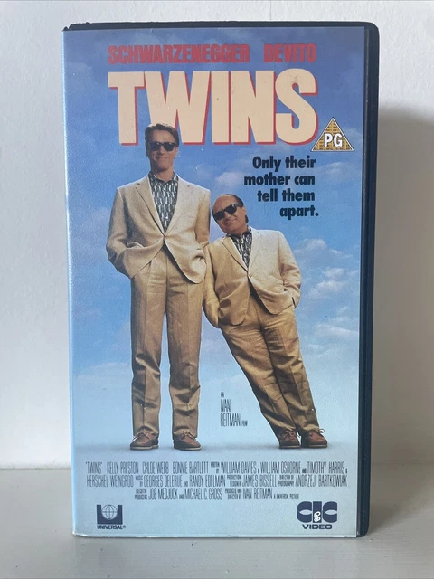 TWINS ARNOLD SCHWARZENEGGER PAL VHS 1988 Movie 80’s Film Video Tape £4. ...