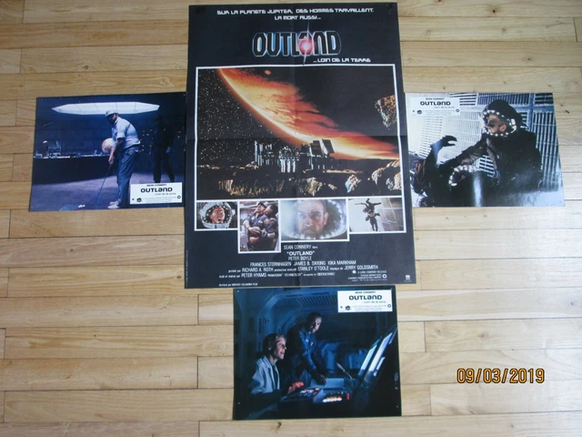 OUTLAND CONNERY AFFICHE cinéma originale f:40/60 pliée+3 Photos 21/27 année 1981 EUR 34,50 ...