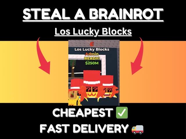 LOS LUCKY BLOCKS | Steal A Brainrot | Cheap | Fast Delivery £2.48 ...