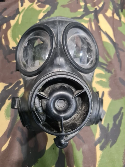 1988 BRITISH ARMY Avon S10 Respirator Size 2 Gas Mask + respirator ...