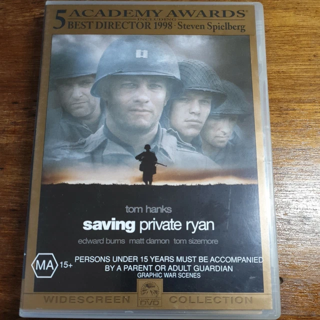 SAVING PRIVATE RYAN DVD R4 LIKE NEW FREE POST $9.95 - PicClick AU