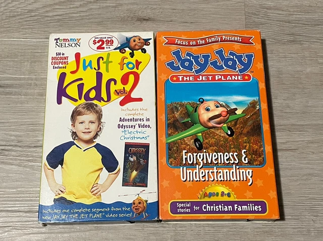 JAY JAY THE Jet Plane & Just for Kids Vol. 2 VHS LOT Tommy Nelson ...