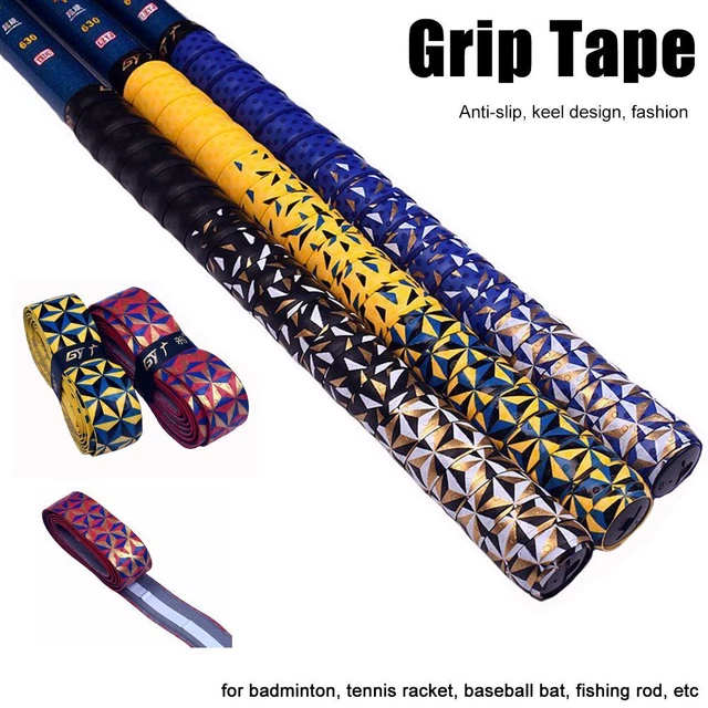 SQUASH RACKET SWEAT Absorbed Anti-slip Band Grip Tape Fishing Rod ...