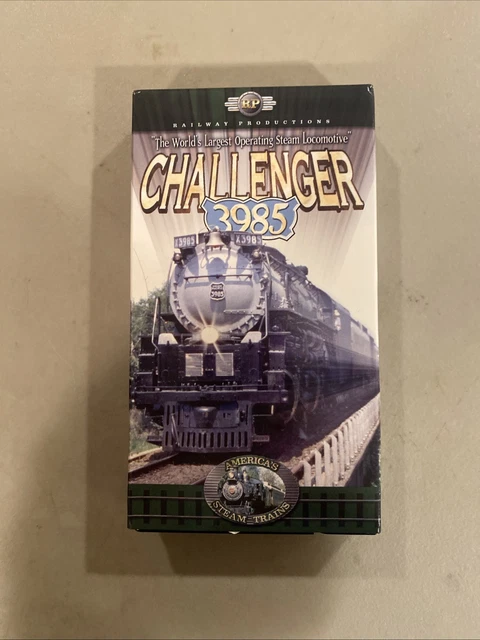 RAILWAY PRODUCTIONS 2001 VHS Union Pacific Challenger 3985 Steam Train ...