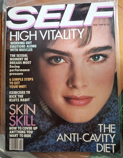 SELF MAGAZINE BROOKE Shields Cover Feb 1984 $26.00 - PicClick CA