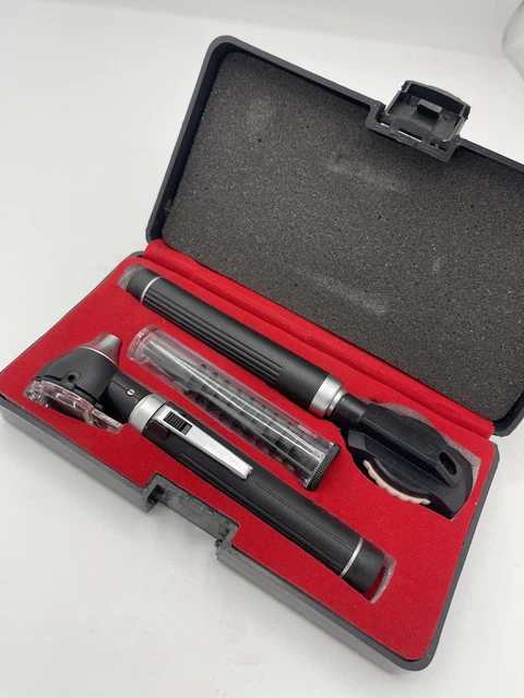 KIT DE DIAGNOSTIC ORL otoscope à fibre optique ophtalmoscope examen EUR ...