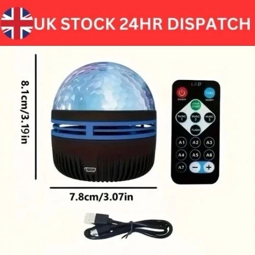 LED STARRY PROJECTION Light Remote Control (Sky Lamp Night Light Effect ...