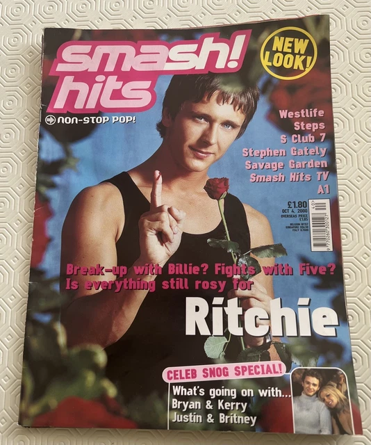 SMASH HITS MAGAZINE Oct 4th 2000 Climie Fisher Steps Savage Garden S ...