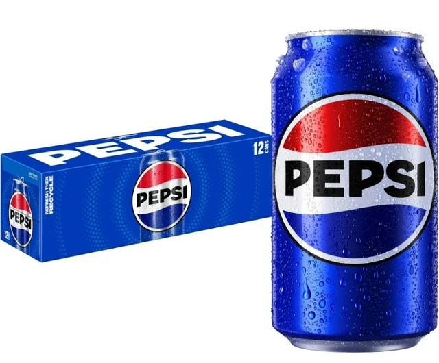 PEPSI COLA SODA Pop, 12 fl oz, 12 Pack Cans £11.78 - PicClick UK