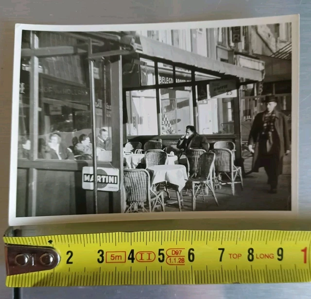 1940 FOTO HOLLAND Dutch Cafe Bar Restaurant Martini Einrichtung ...