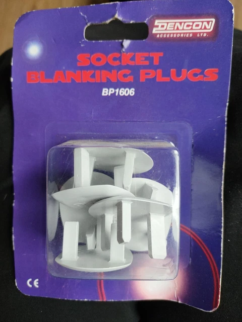 UK MAINS BLANK Plug Socket Safety Covers Baby Child Protector Lyvia ...