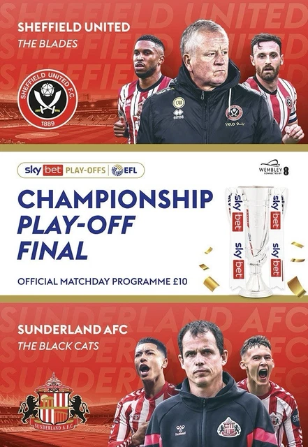 SUNDERLAND V SHEFFIELD United Championship Play-off Final 2025: Programme £9.30 - PicClick UK