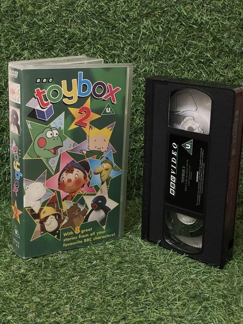 TOYBOX 2 VHS 1997 Noddy Pingu Fireman Sam 90s Kids Vintage Video Tape ...
