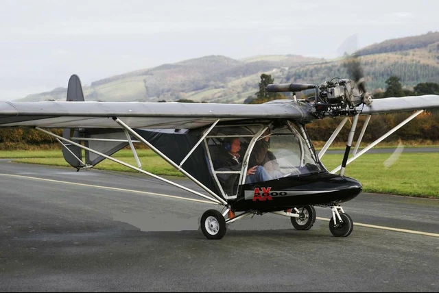 CYCLONE AX2000 MICROLIGHT Airplane Desktop Kiln Wood Model Small Free ...