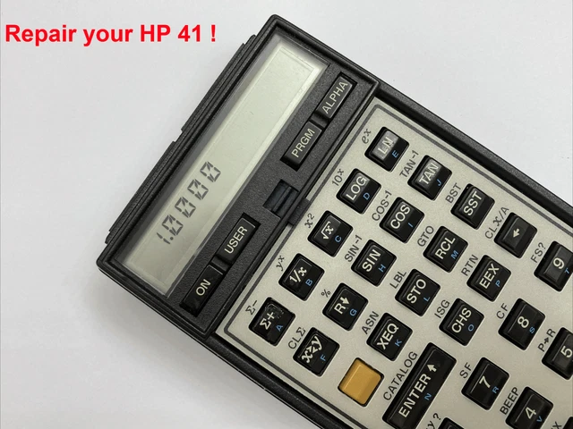 HEWLETT PACKARD HP 41C 41CV 41CX Calculator Repair service £26.21 - PicClick UK