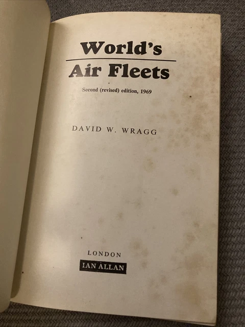 WORLD’S AIR FLEET by David Wragg (1969) £0.99 - PicClick UK