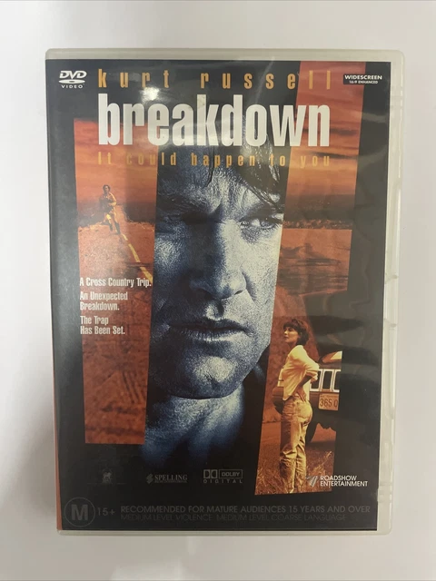 BREAKDOWN 1997 DVD Kurt Russell Thriller Action Region 4 - VGC - Free ...