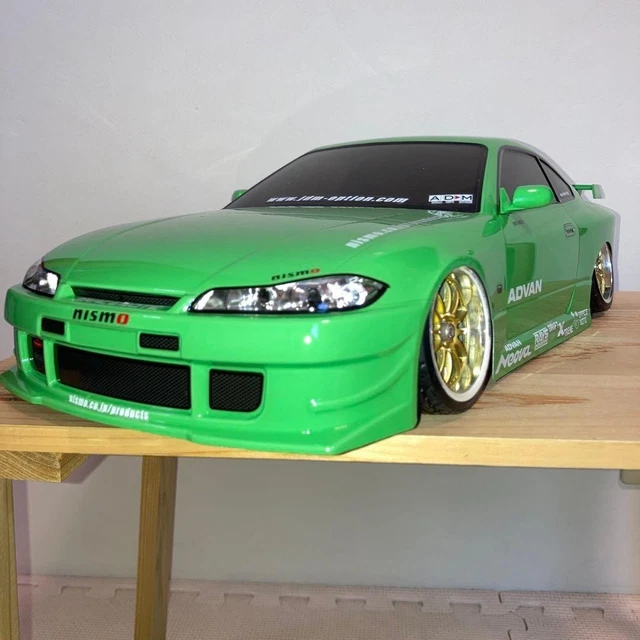TAMIYA NISSAN SILVIA S15 1/10 RC Car Body Shell w Accessories Body Only ...