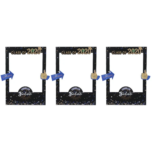 GRADUATION SEASON 3X Graduation Party Photo Booth Props 2020 2020 Photo ...