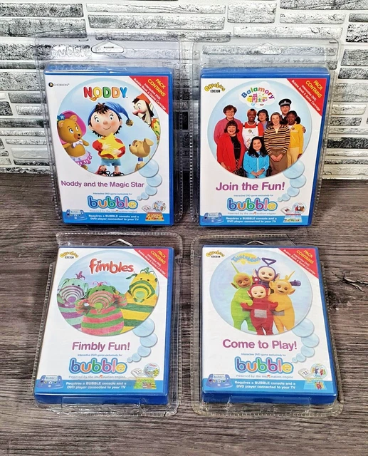 4X NEW & Sealed Bubble Console DVD Games Noddy Teletubbies Balamory ...