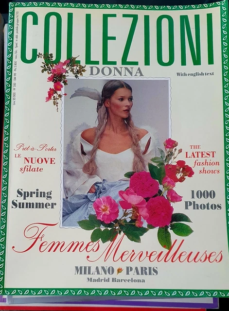 COLLEZIONI RIVISTA MODA Fashion Magazine Pret a porter 1994 Versace ...