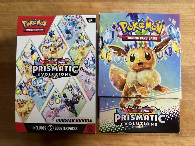 POKÉMON TCG PRISMATIC Evolutions Booster Bundle - BOX ONLY, NO BOOSTER ...