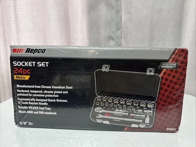 REPCO SOCKET SET 24 PC Metric $150.00 - PicClick AU