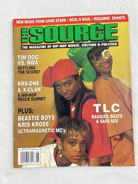 THE SOURCE MAGAZINE June 1992 #33 TLC Lisa Left Eye Lopes Tim Dog NWA ...