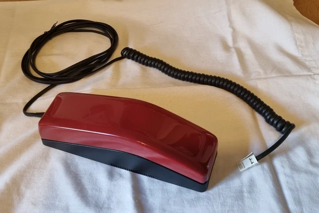 VINTAGE 1980S VERSATEL T SR 8020 BT phone/Krone W Germany Red Tested ...