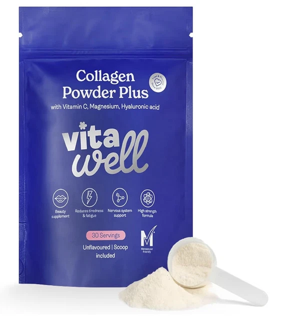VITAWELL COLLAGEN PLUS Powder High Strength Collagen Supplements for ...