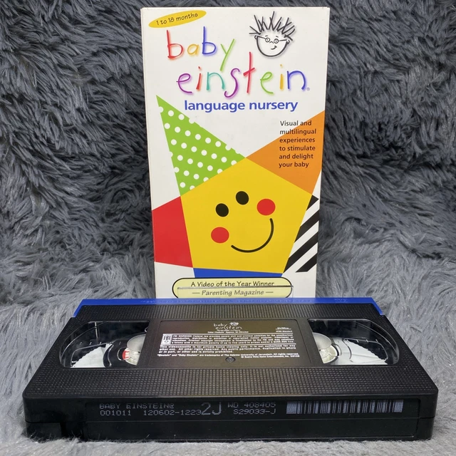 BABY EINSTEIN: LANGUAGE Nursery VHS Tape 2002 Ages 1-18 Months ...