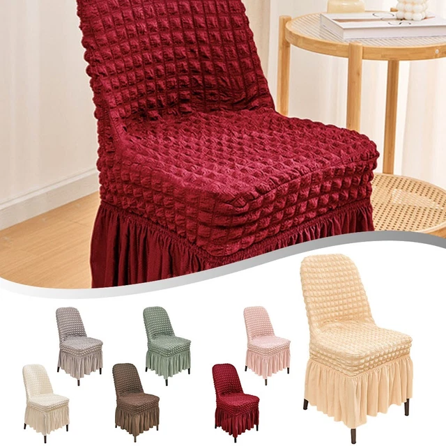 HOUSSE DE CHAISE moderne et l gante avec jupe en dentelle pour un look ...