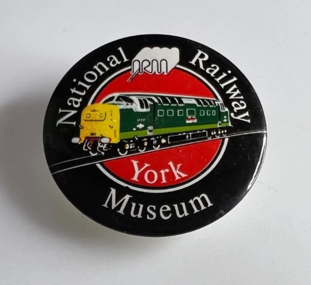 NATIONAL RAILWAY MUSEUM York Souvenir Pin Badge 37 mm £9.00 - PicClick UK