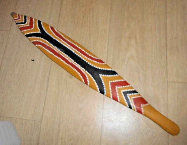 AUSTRALIAN ABORIGINAL HUNTING Woomera Spear Thrower Carved Timber ...